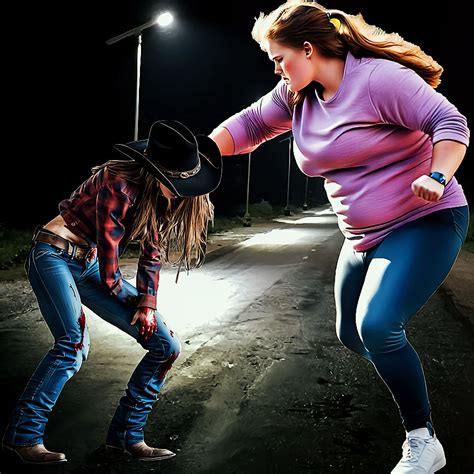 Cowgirl Brandy Fights Madison High Girl By Bikemanrick On Deviantart