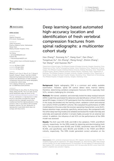 Pdf Deep Learning Based Automated High Accuracy Location And Identification Of Fresh Vertebral