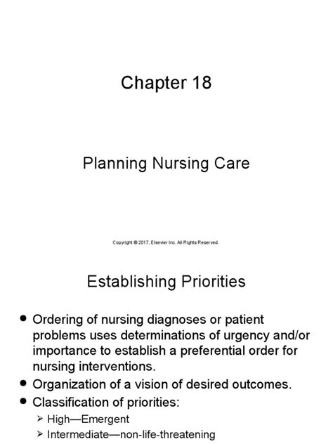 Chapter 018 Planning Nursing Care Pdf
