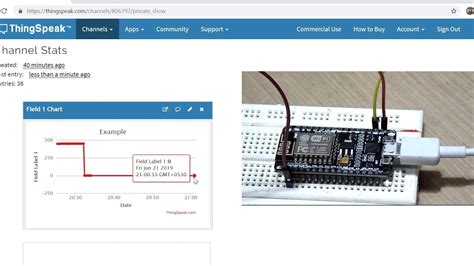Sending Data To ThingSpeak Using NodeMCU IOT Tutorial YouTube