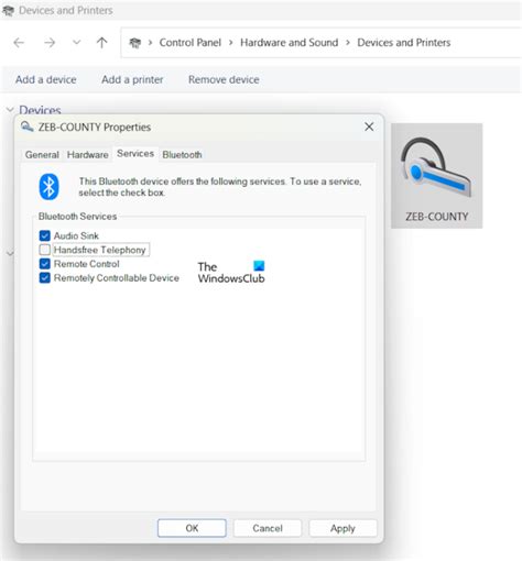 Enable Or Disable Handsfree Telephony In Windows 11