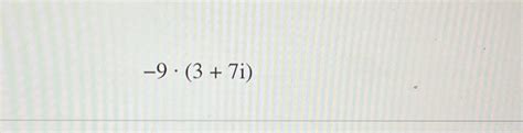 solved 9 3 7i