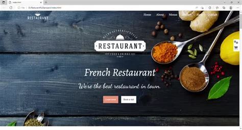 Yaqoot Weshahi On Linkedin Html Css Project Website Restaurant