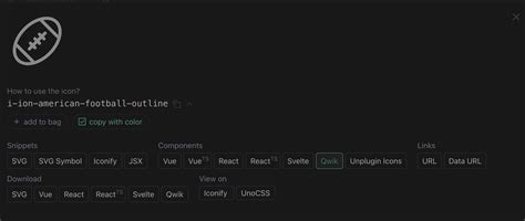 Icons Integrations 📚 Qwik Documentation