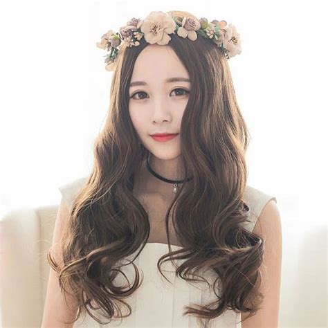 아리아리상점 펌가발 웨이브머리 여신스타일 여성통가발 자연스러운통가발 가발 통가발 패션가발