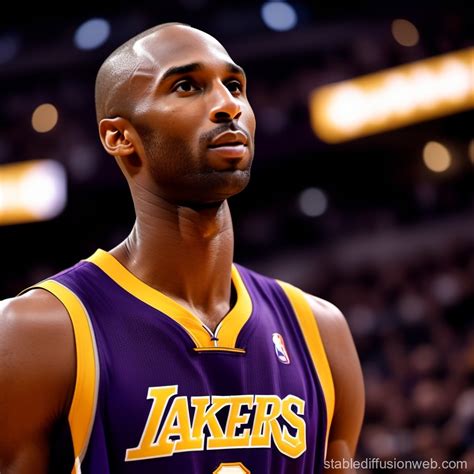 Kobe Bryants Basketball Mindset In Cartoon Form Stable Diffusion Online