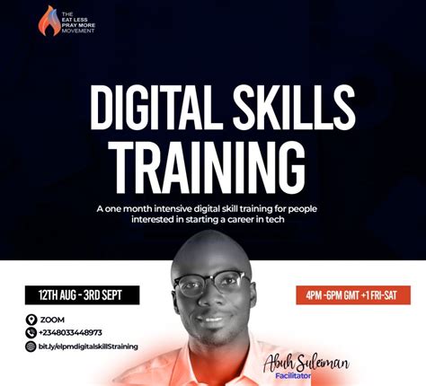 Suleiman Habu On Linkedin Digitalskillstraining Elpm Apostlemimi Minmimi Birthingfire Love