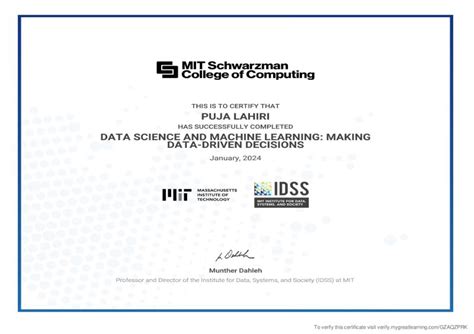 Puja Lahiri On Linkedin Mit Datascience Machinelearning