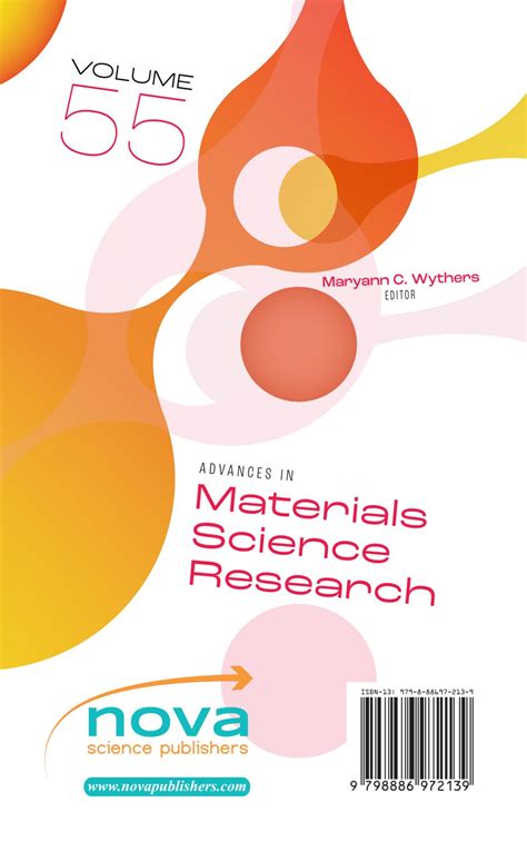 Advances In Materials Science Research Volume 55 Nova Science Publishers