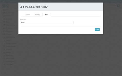 How Change Color And Font In APS Inside A Checkbox Alfresco Hub