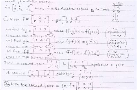 Solved Recall Permutation Notion1 ﻿given