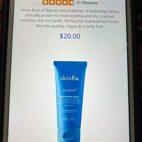 Skinfix Bath And Body Skinfix Eczema Hand Repair Cream 3 Oz Poshmark