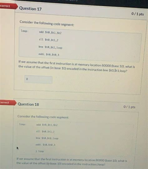 solved correct question 17 0 1 pts consider the following