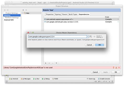 Java Adding External Library In Android Studio 0 3 6 Stack Overflow