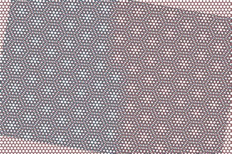 moiré patterns in a pair of hexagonal lattices
