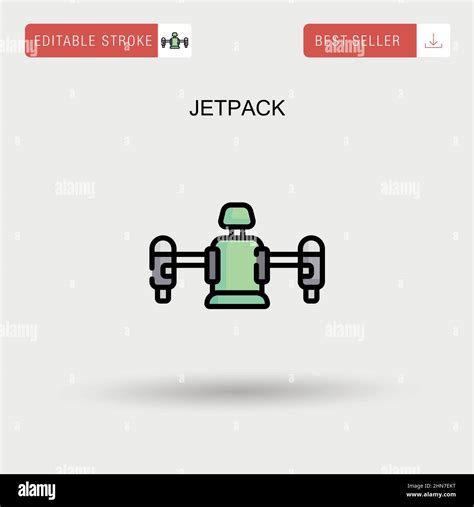 Jetpack Simple Vector Icon Stock Vector Image And Art Alamy