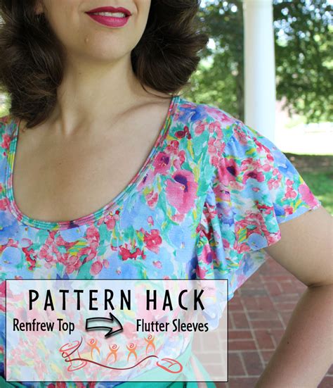 Pattern Hack Flirty Flutter Sleeves 7 1 16 PatternReview Com Blog