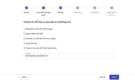 Create Or Provide An Existing Api Key Doit Help Center