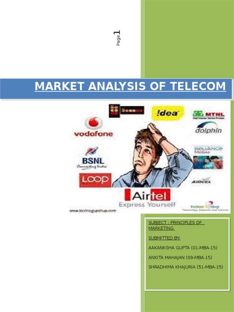 Telecom Sector Pom Pdf Market Segmentation Mobile Phones