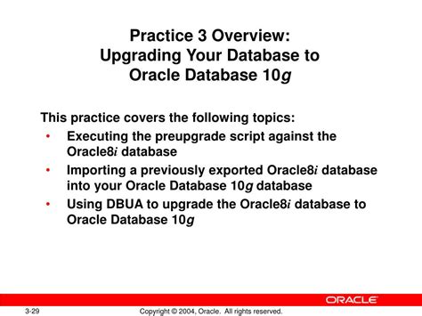 Ppt Upgrading Your Database To Oracle Database G Powerpoint Presentation Id