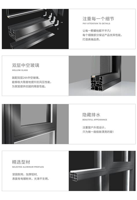 欧塞堡门窗产品 凯韵断桥平开窗系列