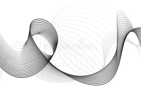 Business Background Lines Wave Abstract Flowing Stripe And Curve Stock Vector Illustration Of