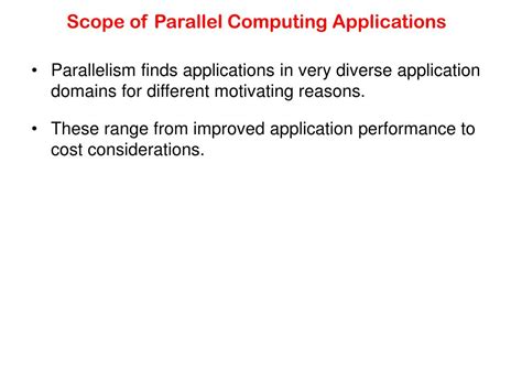 Ppt Introduction To Parallel Computing Powerpoint Presentation Free