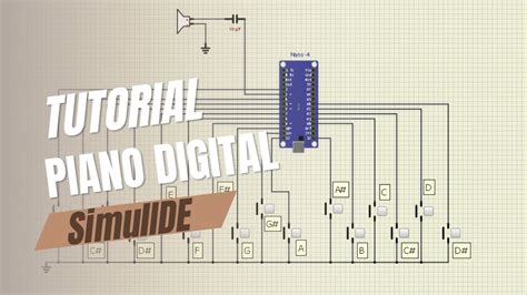 Tutorial Simulide Piano Digital Midi Controller Arduino Nano Mikroprosesor Dan Interface