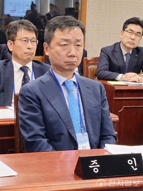 포토 금감원 국정감사 증인 출석한 최희문 메리츠증권 대표이사