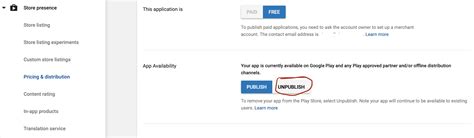 Android Cant Unpublished App From Play Store Stack Overflow