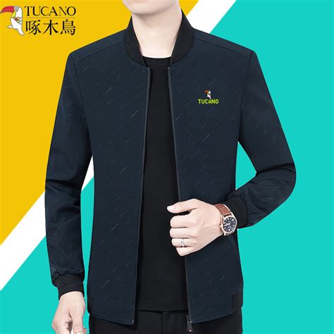 Pre Sale7วันนกหัวขวานวัยกลางคนแจ็คเก็ตชายฤดูใบไม้ผลิและฤดูใบไม้ร่วงใหม่แจ็คเก็ตผู้ชายสบายๆของแท้