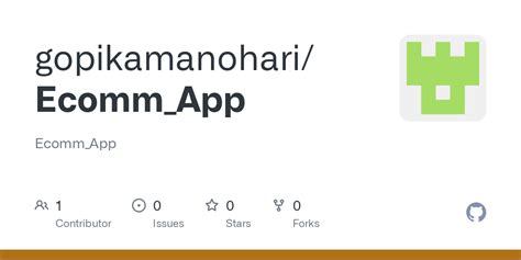 Github Gopikamanohariecommapp Ecommapp