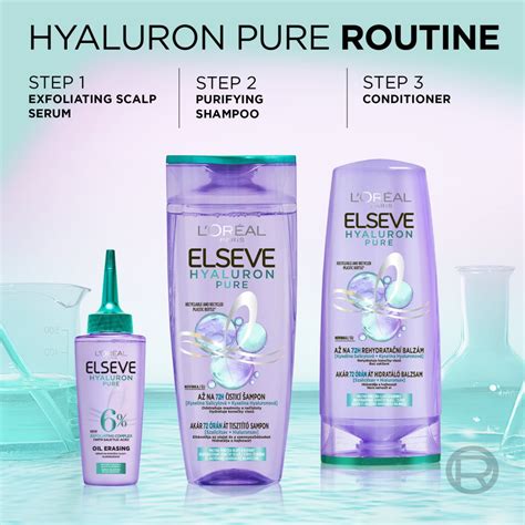 Loréal Paris Elseve Hyaluron Pure Shampoing Hydratant Pour Cuir