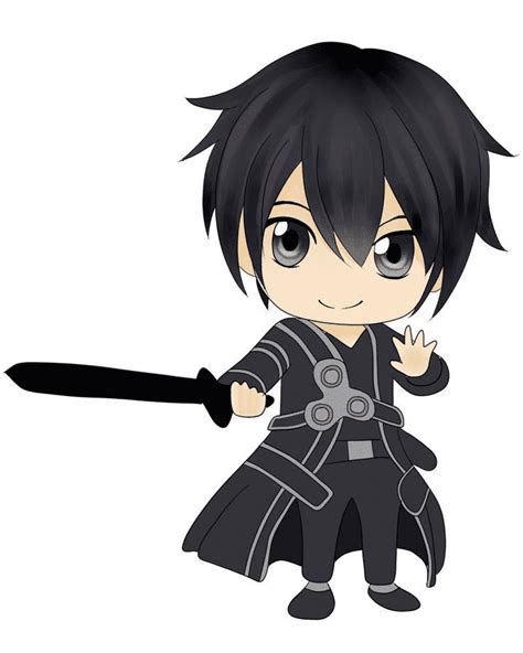 Nh Kirito Chibi Cute H Nh Nh Kirito V Asuna Chibi P