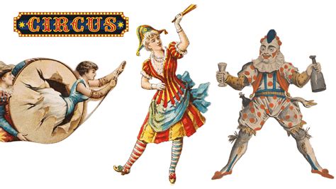 Ilustraciones De Circo Vintage