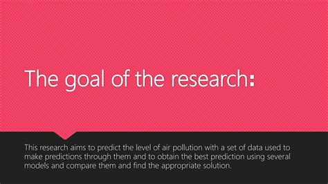 Predicting Air Pollution Level PPTX