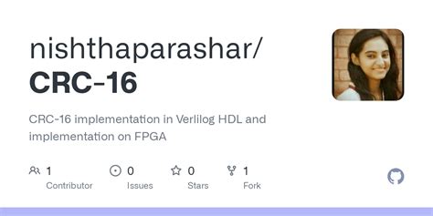 Github Nishthaparasharcrc 16 Crc 16 Implementation In Verlilog Hdl And Implementation On Fpga
