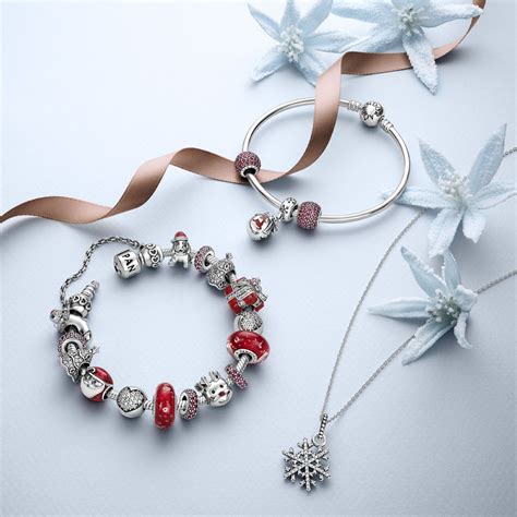 PANDORA jewelry for a classic Christmas look. #PANDORAbracelet # ...