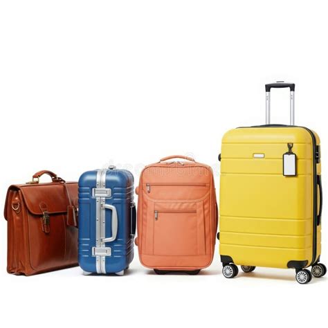 Collection Of Various Luggage Types For Travel Stock Illustration