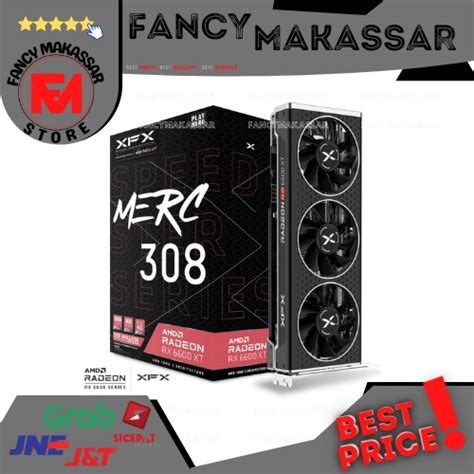 Jual VGA XFX Radeon RX 6600 XT BLACK 8GB DDR6 SPEEDSTER MERC308 TRIPLE FA Shopee Indonesia