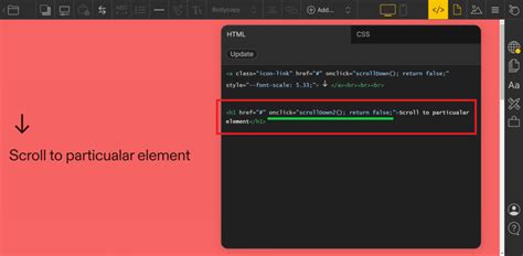 Click To Scroll To A Section In Cargo Site Cargo Site Tutorials