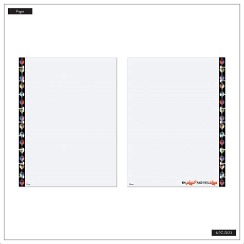 Disney Jasmine Vs Jafar Dotted Lined Classic Notebook 60 Sheets Happy Planner