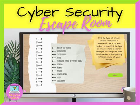 Online Safety And Cyber Security Escape Room Teaching Resources