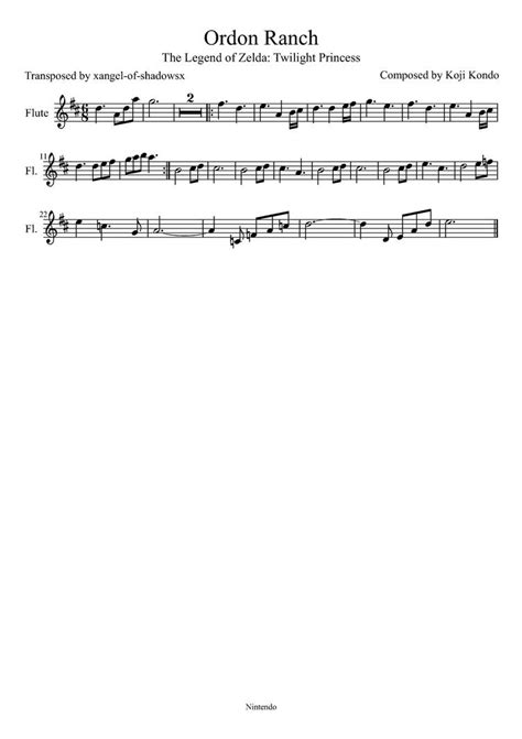 Legend Of Zelda Ordon Ranch Music By Sharrsxmusic On Deviantart