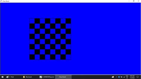 Python Program To Basic New Blue Board Design Using The Python Tkinter