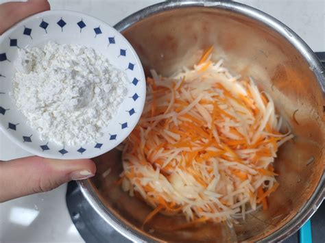 당근감자채전 레시피