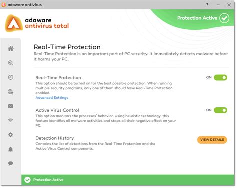 Enable Real Time Protection With Command Line Adaware