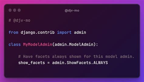 Python Django Admin Tip Tips Tipoftheday Djvmo Adminpanel