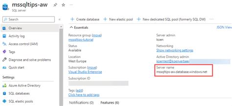 Install AdventureWorks Database In Azure SQL Database