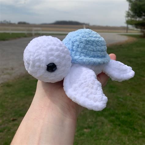 Crochet Mini Turtle Pattern Pdf Download Beginner Friendly Amigurumi